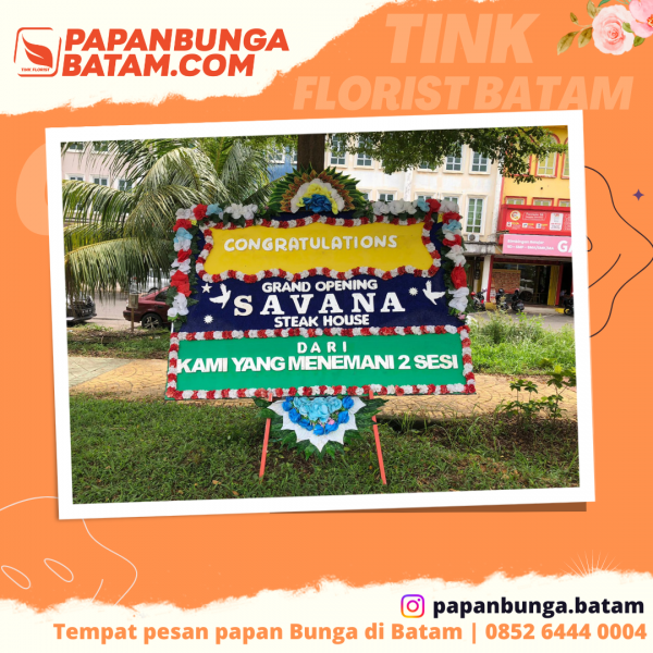 Papan Bunga Oval Styrofoam New Edition – Papan Bunga Batam