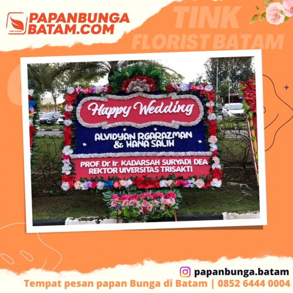 Papan Bunga Oval Styrofoam New Edition – Papan Bunga Batam
