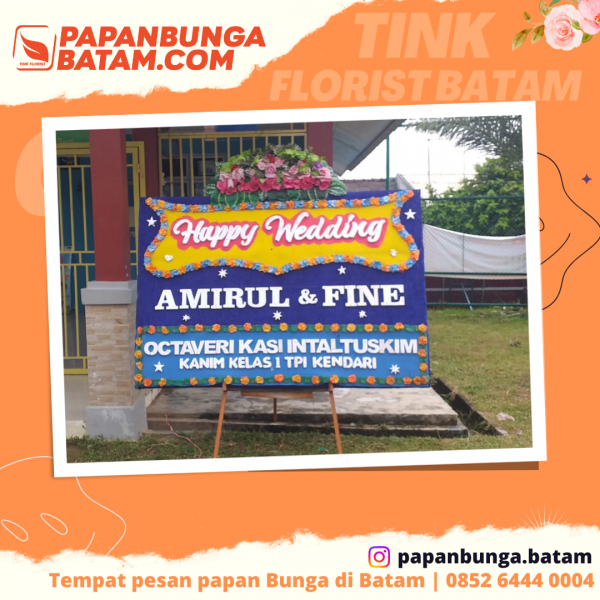 Papan Bunga Oval Styrofoam New Edition – Papan Bunga Batam