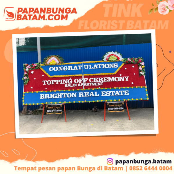Papan Bunga Oval Styrofoam New Edition – Papan Bunga Batam