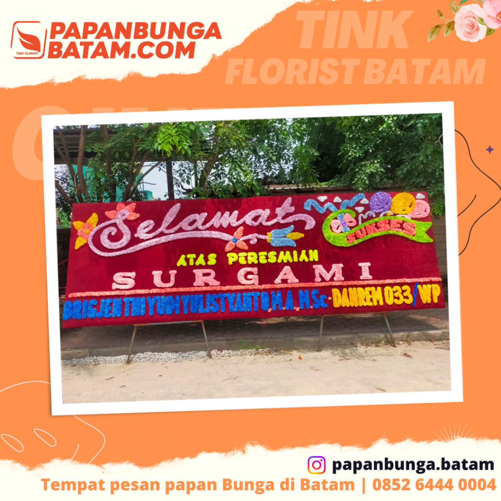 PAPAN BUNGA STANDART JUMBO ELEGANT – Papan Bunga Batam