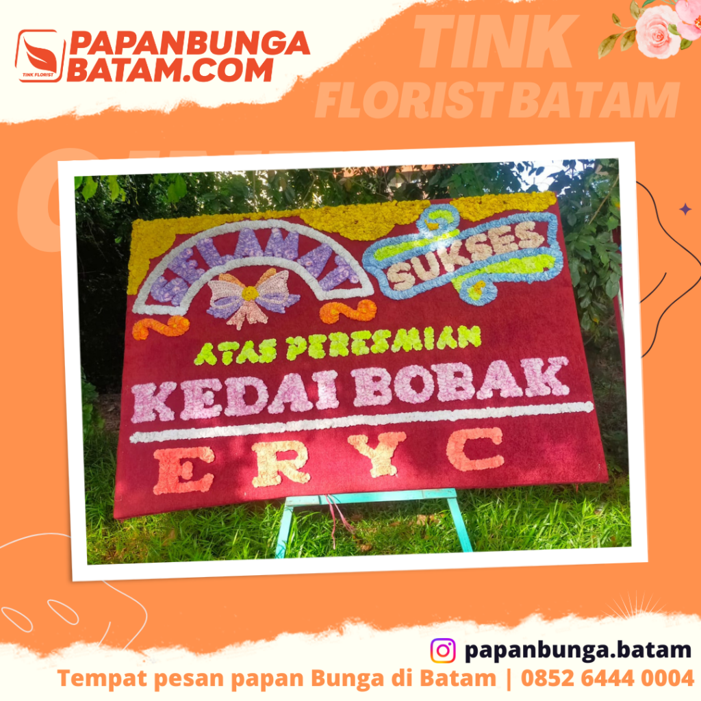 PAPAN BUNGA STANDART SINGLE ELEGANT – Papan Bunga Batam